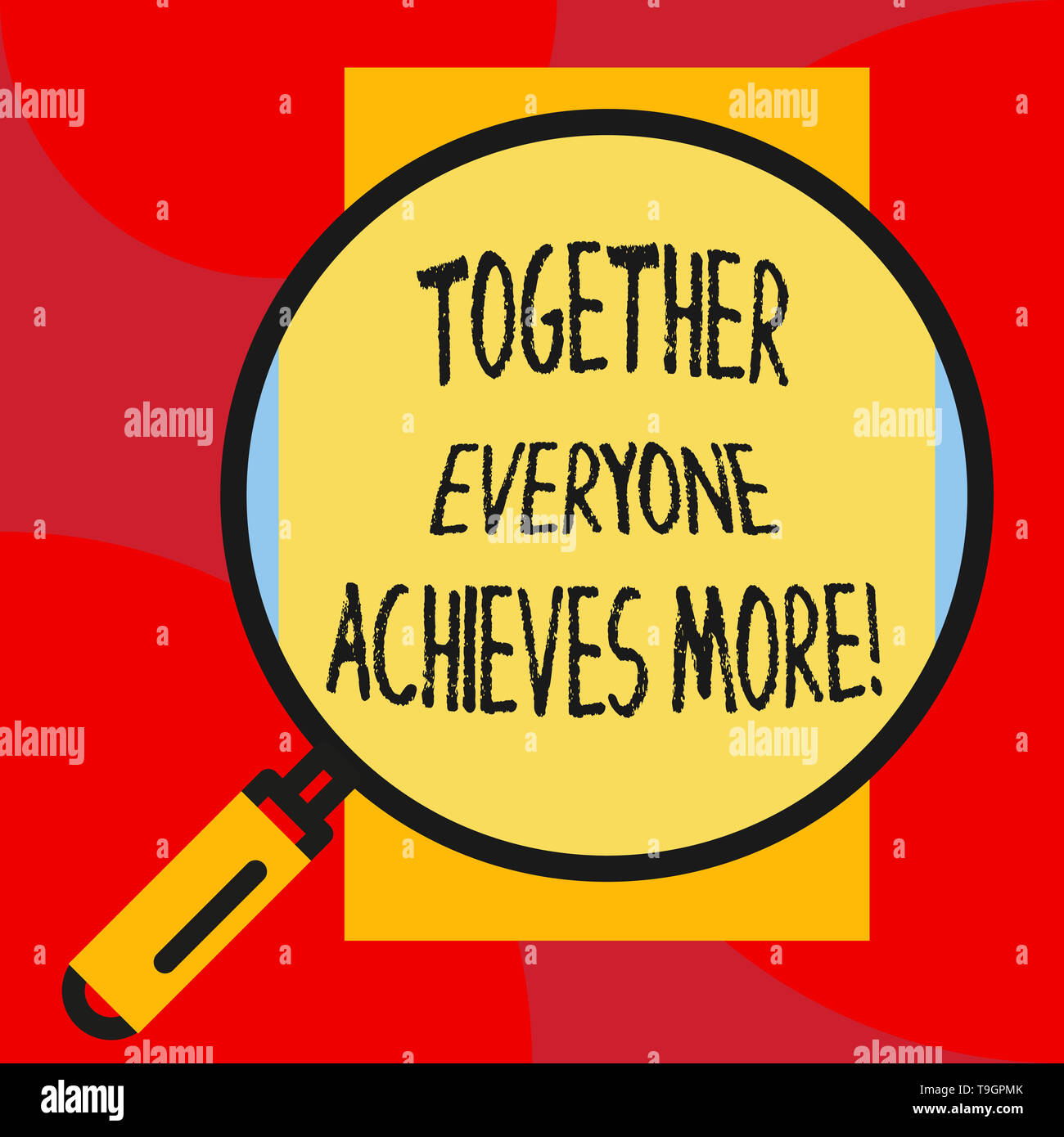 Writing note showing Together Everyone Achieves More. Business concept ...