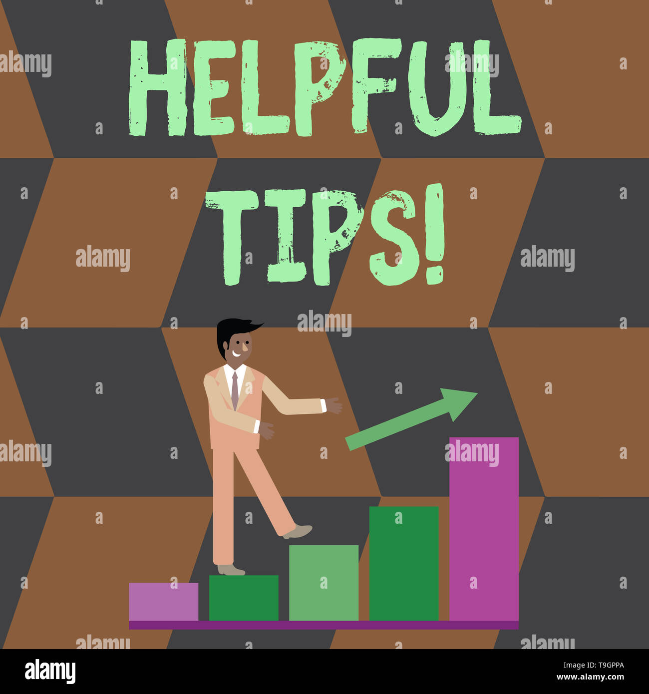 Text sign showing Helpful Tips. Business photo text advices given to be ...