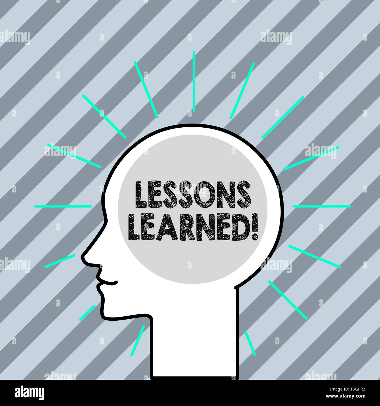 Word writing text Lessons Learned. Business photo showcasing experiences distilled project that ...