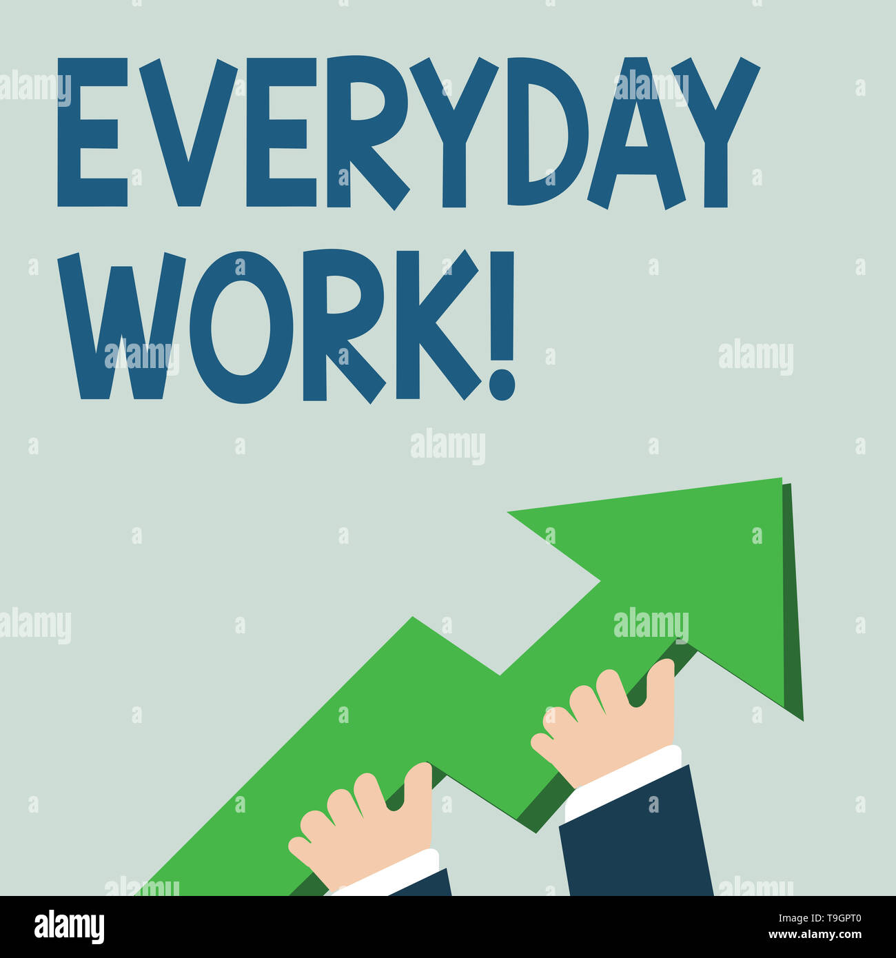 Word writing text Everyday Work. Business photo showcasing Refers to ...