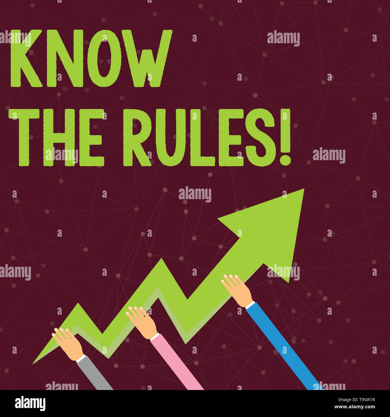 Handwriting text Know The Rules. Conceptual photo set explicit or ...