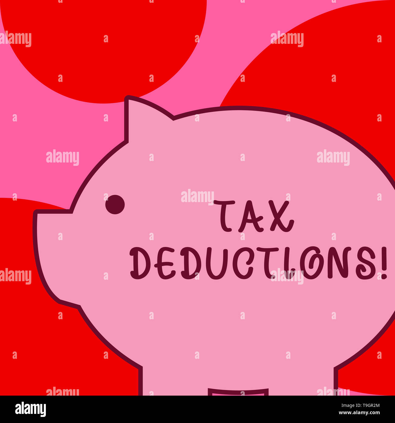 Conceptual hand writing showing Tax Deductions. Concept meaning ...