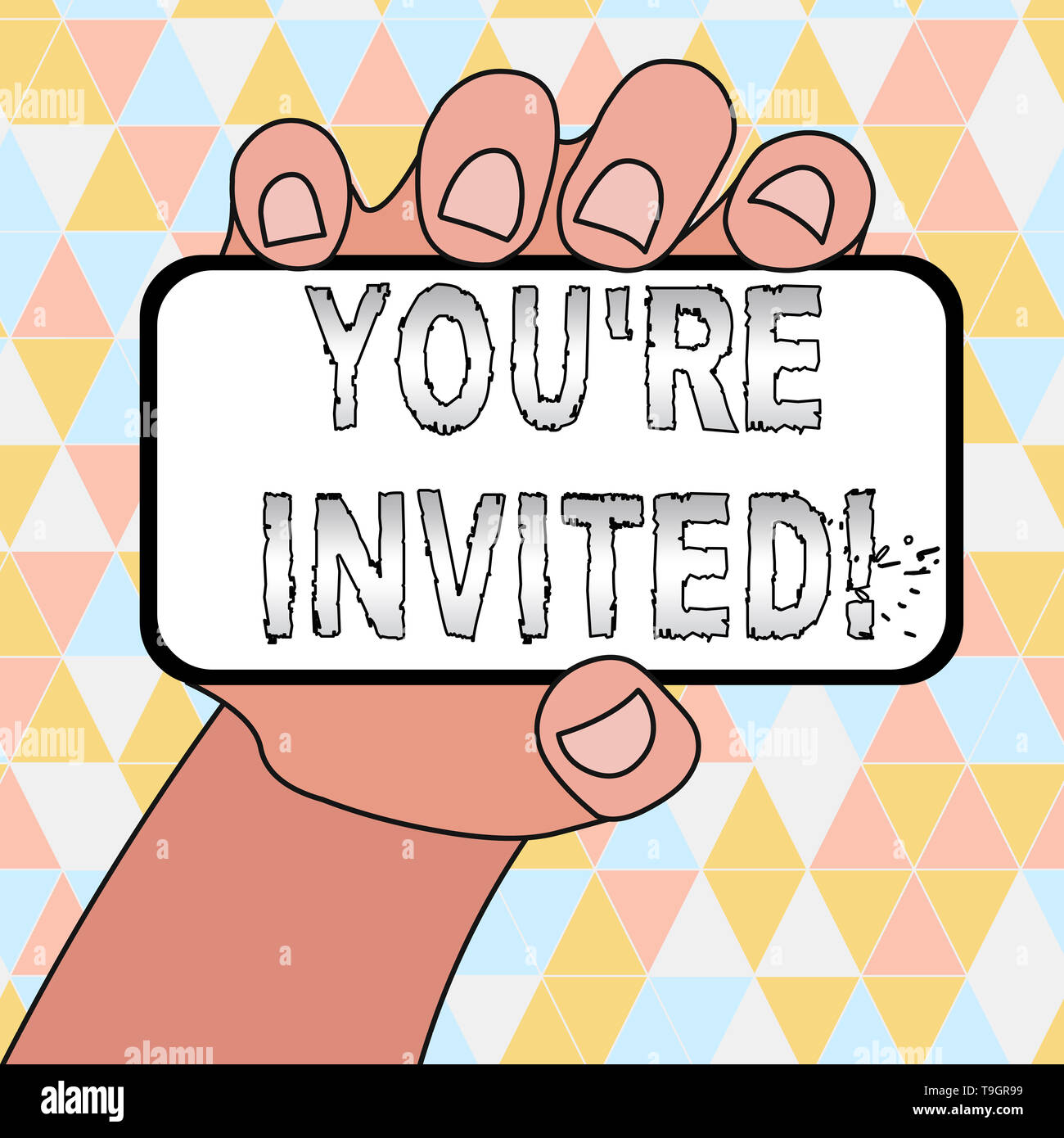 You're invited handwriting hi-res stock photography and images - Alamy