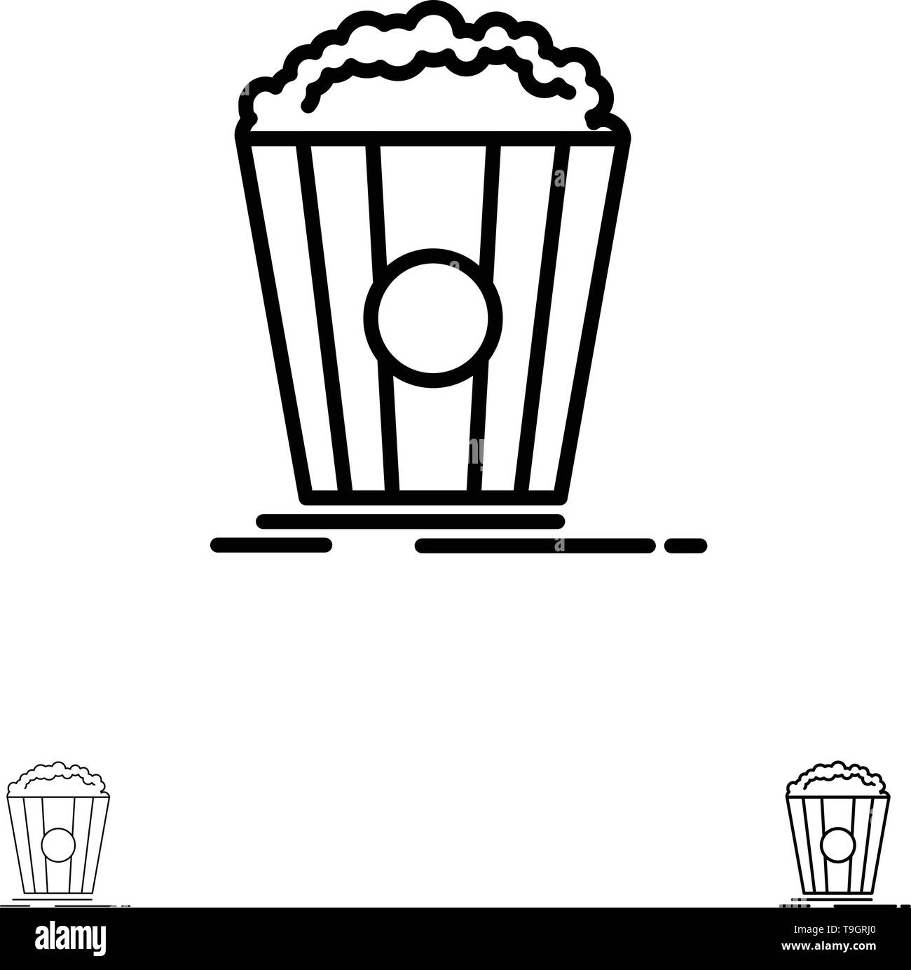 Cartoon popcorn Black and White Stock Photos & Images - Alamy