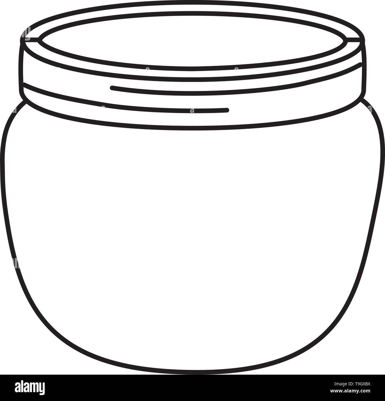 mason jar bottle cartoon vector illustration graphic design Stock ...