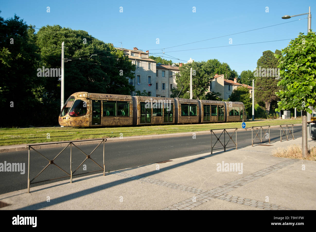 France herault montpellier tramway place hi-res stock photography and ...
