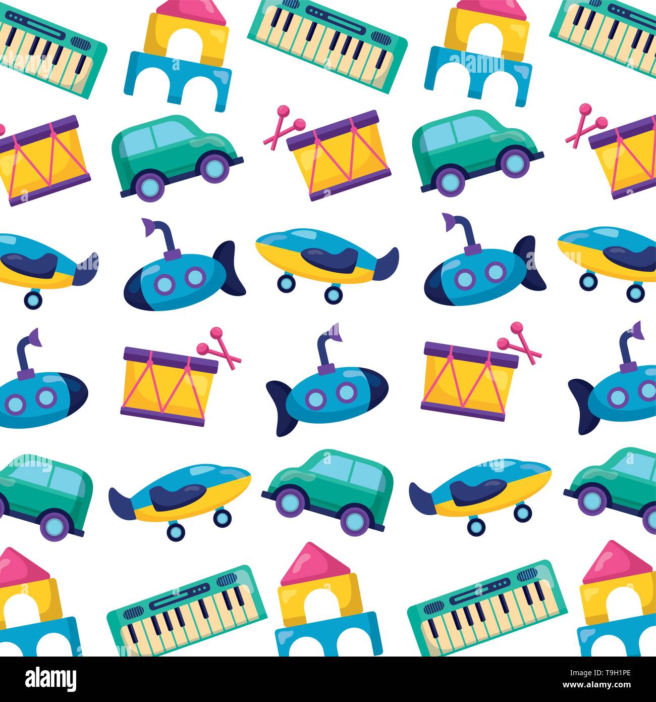 kids toys design Stock Vector Image & Art - Alamy