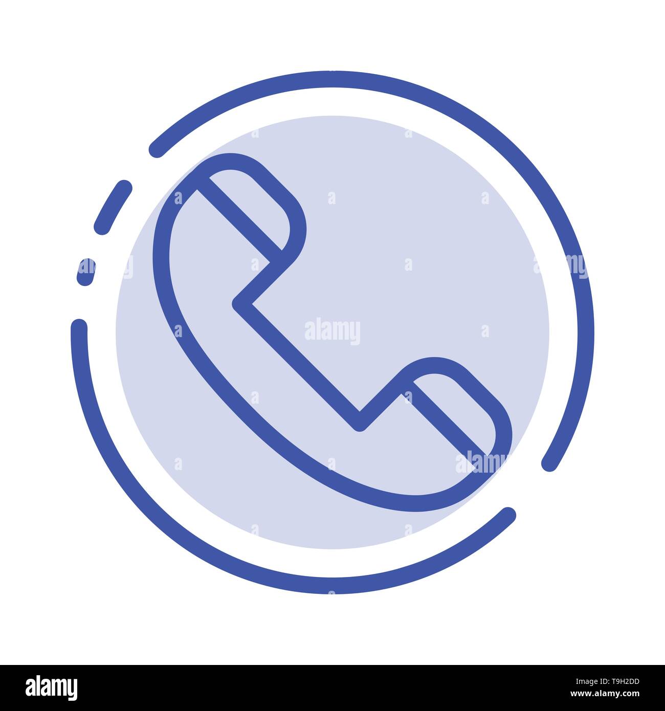 Dotted line phone Stock Vector Images - Alamy