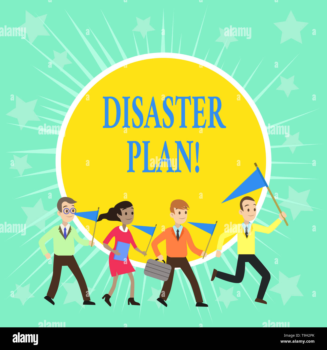 Writing note showing Disaster Plan. Business concept for outlines how ...