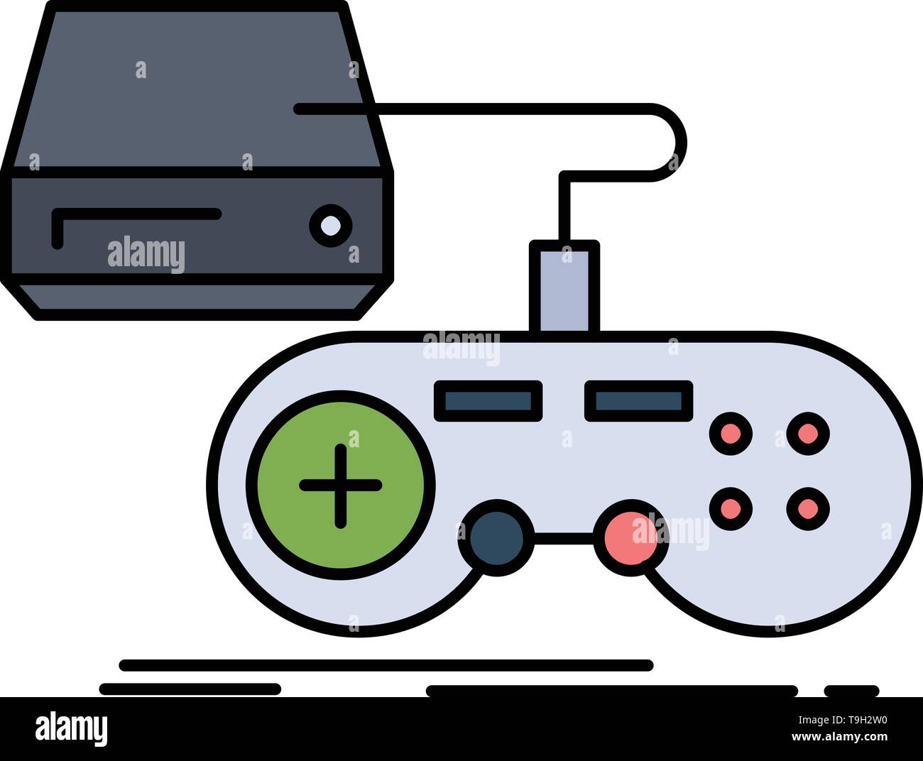 Boy playing xbox Stock Vector Images - Alamy