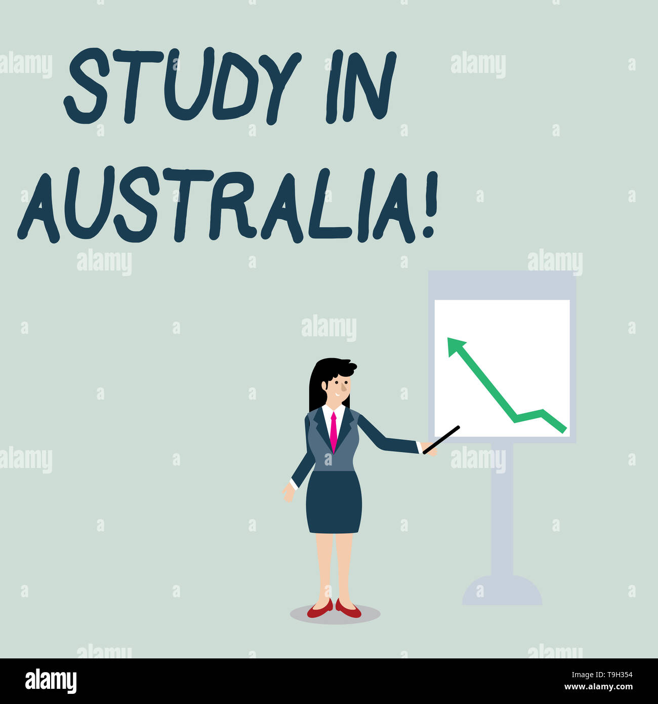 Conceptual hand writing showing Study In Australia. Concept meaning ...