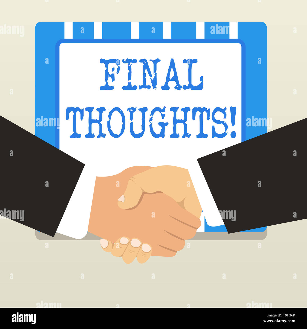 Word writing text Final Thoughts. Business photo showcasing should be ...