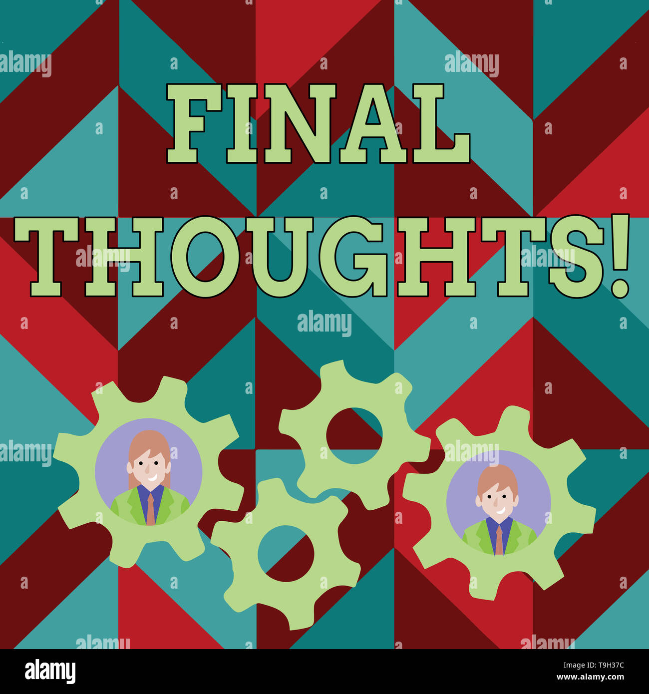 Conceptual hand writing showing Final Thoughts. Concept meaning should ...