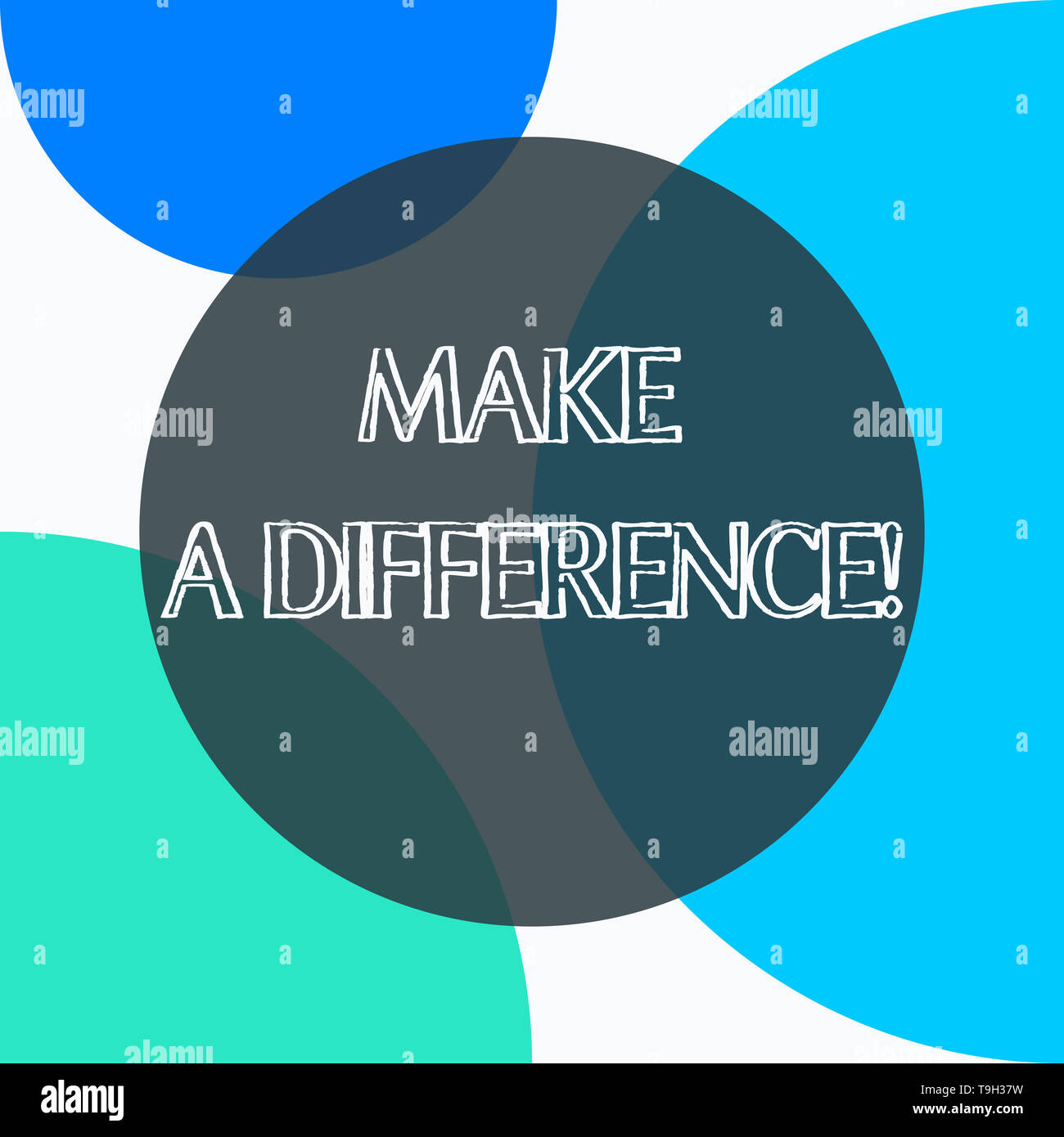 Handwriting text Make A Difference. Conceptual photo have significant ...
