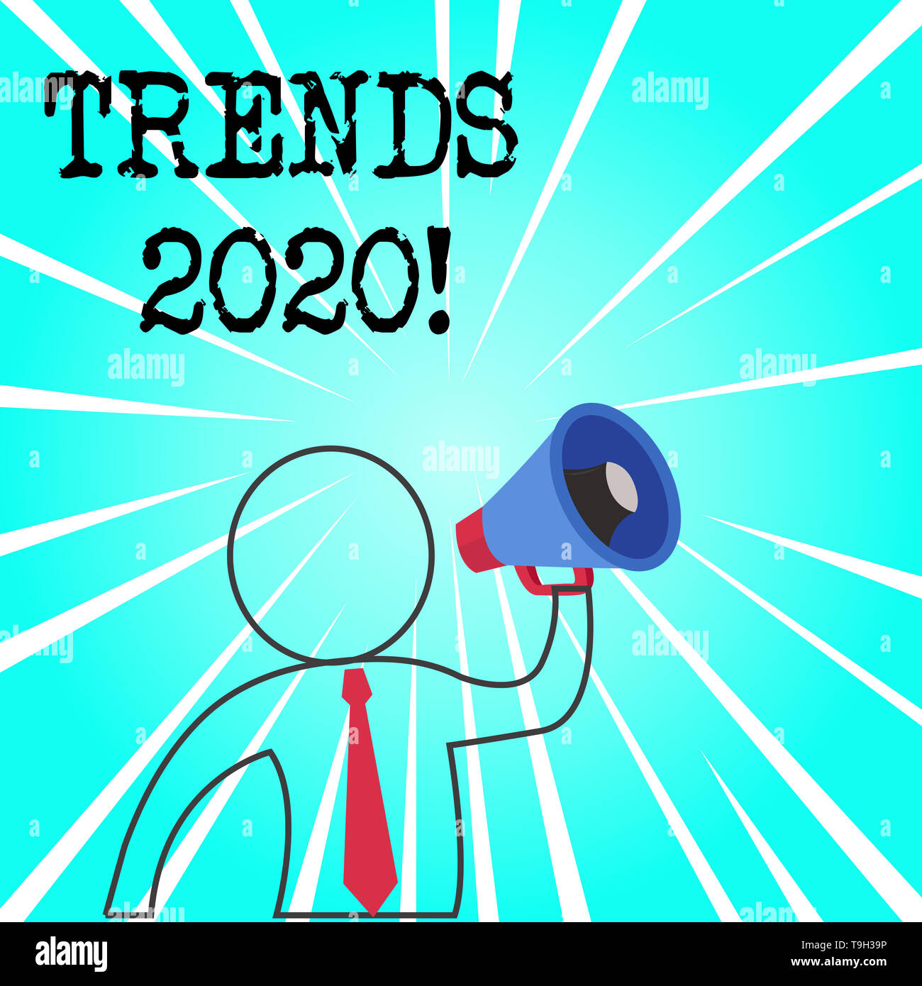 Word writing text Trends 2020. Business photo showcasing general ...