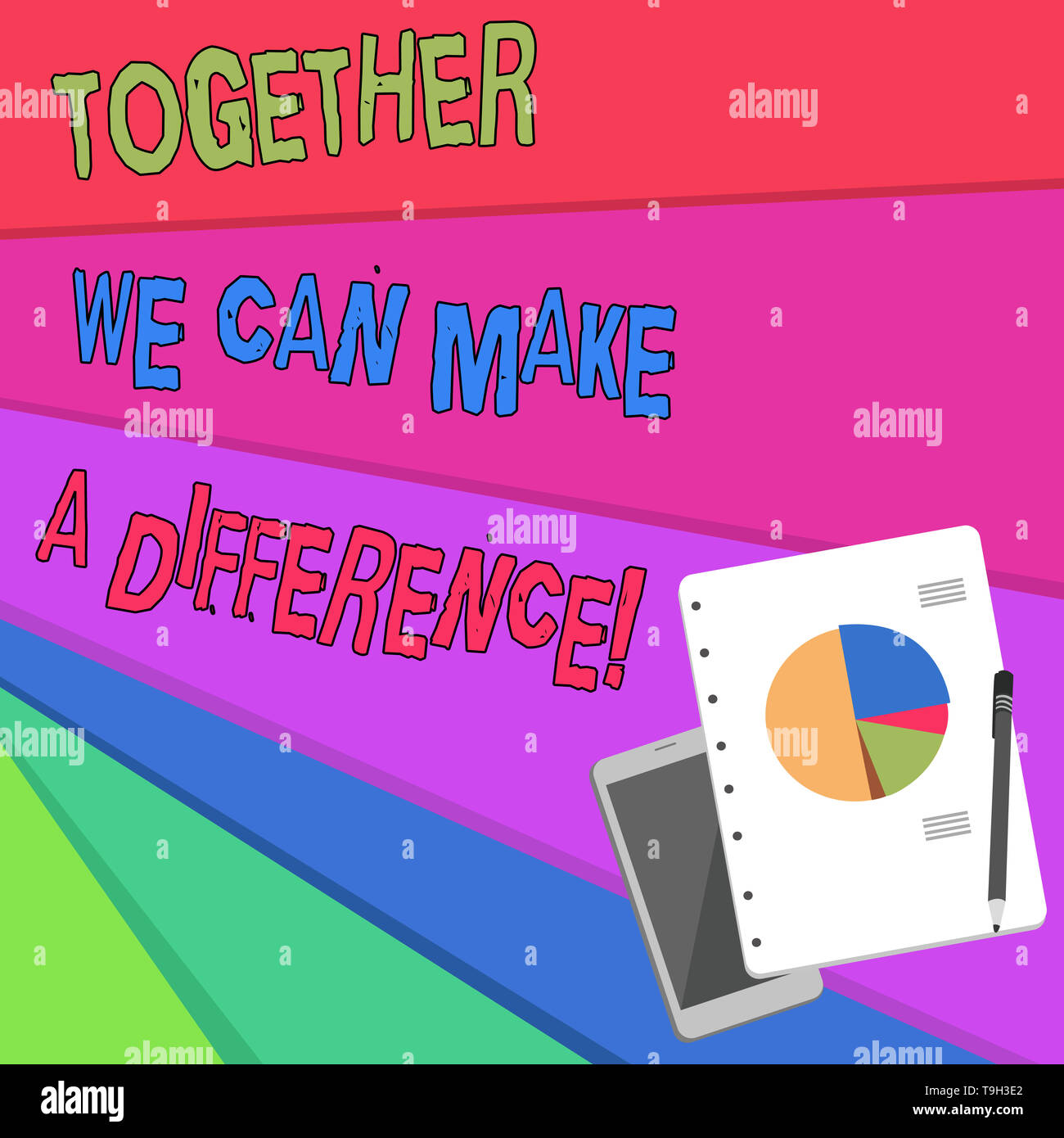 Together we can make a difference hi-res stock photography and images ...