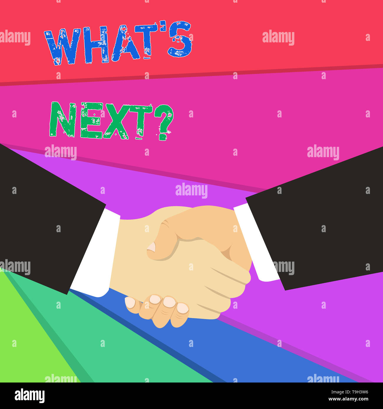 Text sign showing What S Next Question. Business photo showcasing ...