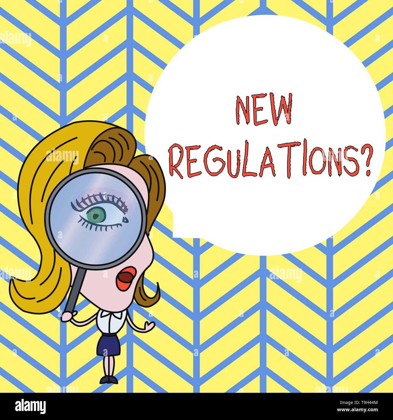 Text sign showing New Regulations Question. Business photo showcasing ...