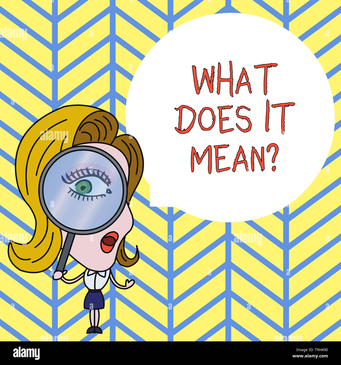 Text sign showing What Does It Means Question. Business photo ...