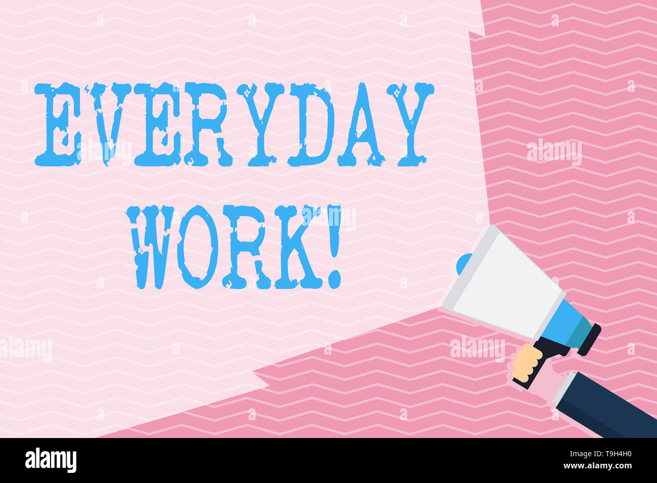 Writing note showing Everyday Work. Business concept for Refers to ...