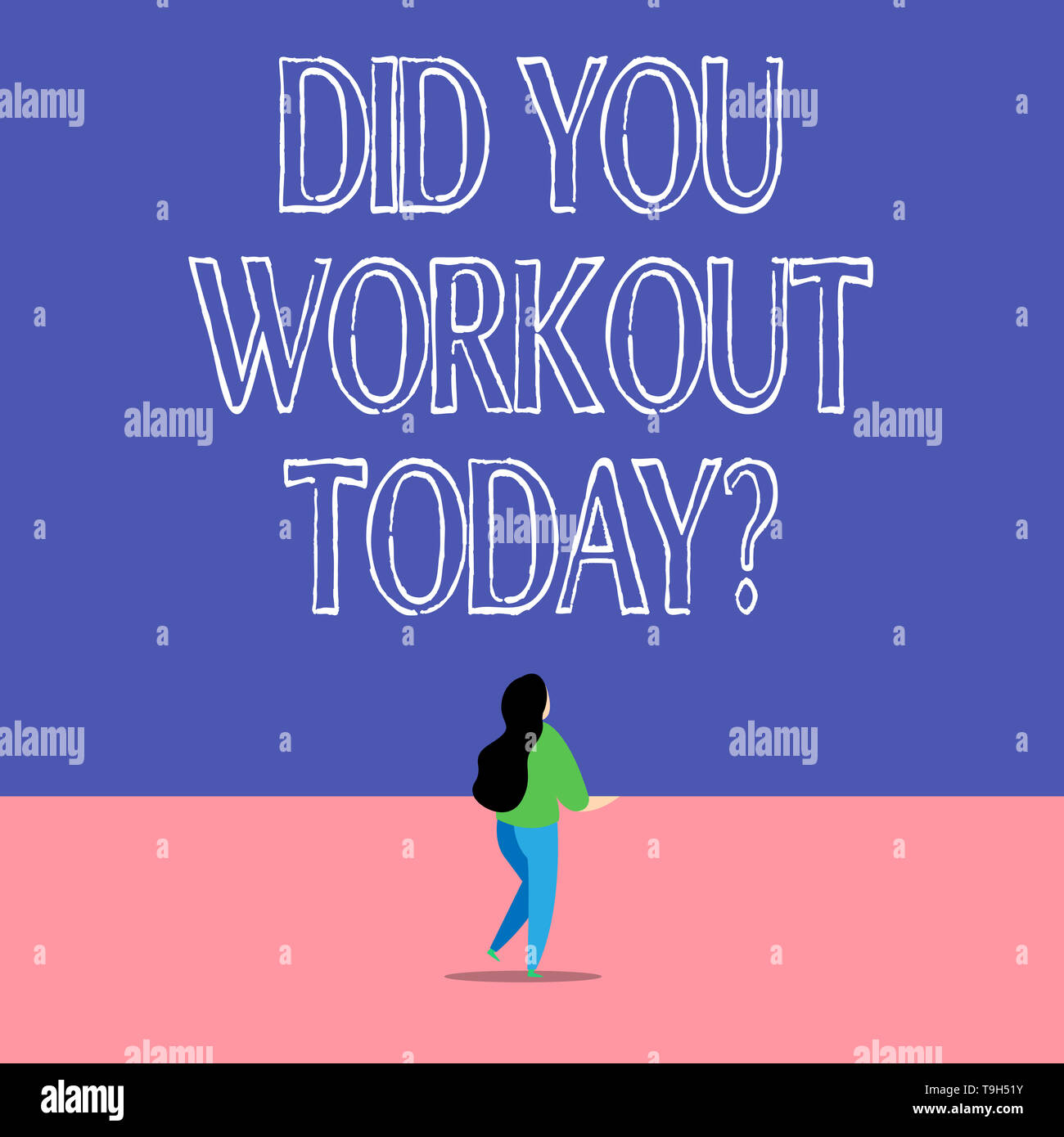 Text sign showing Did You Workout Today. Business photo text asking if ...