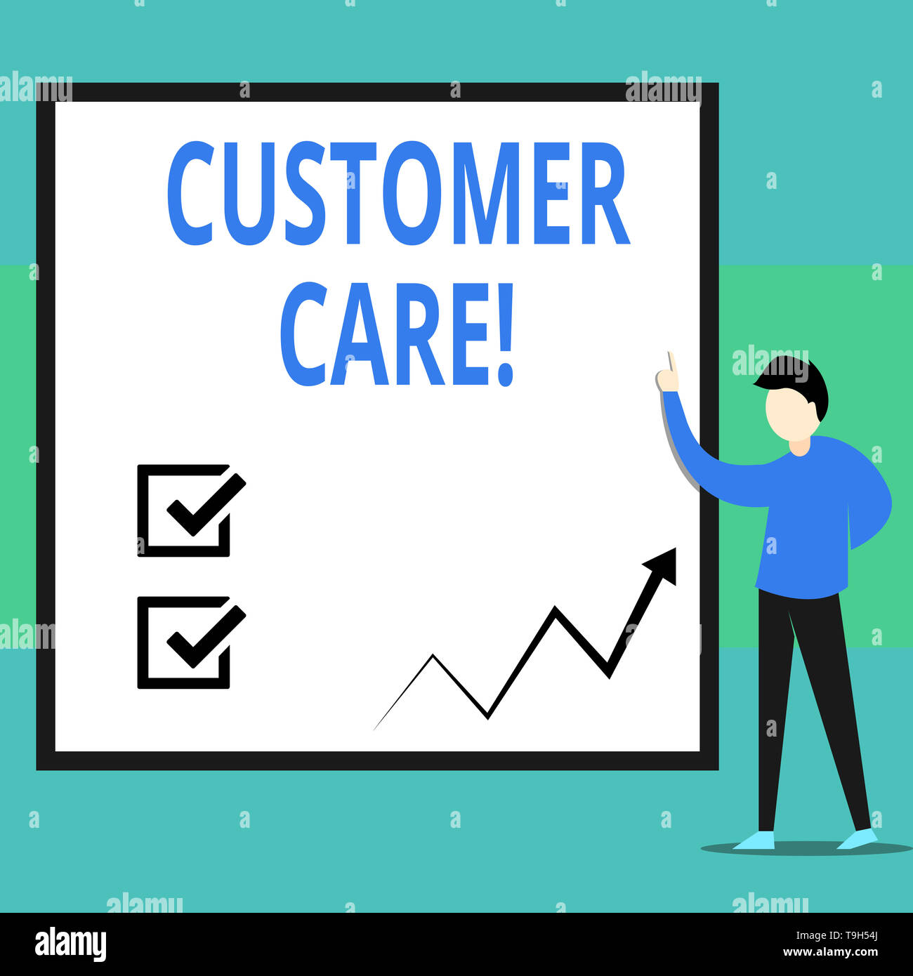 Conceptual hand writing showing Customer Care. Concept meaning process ...