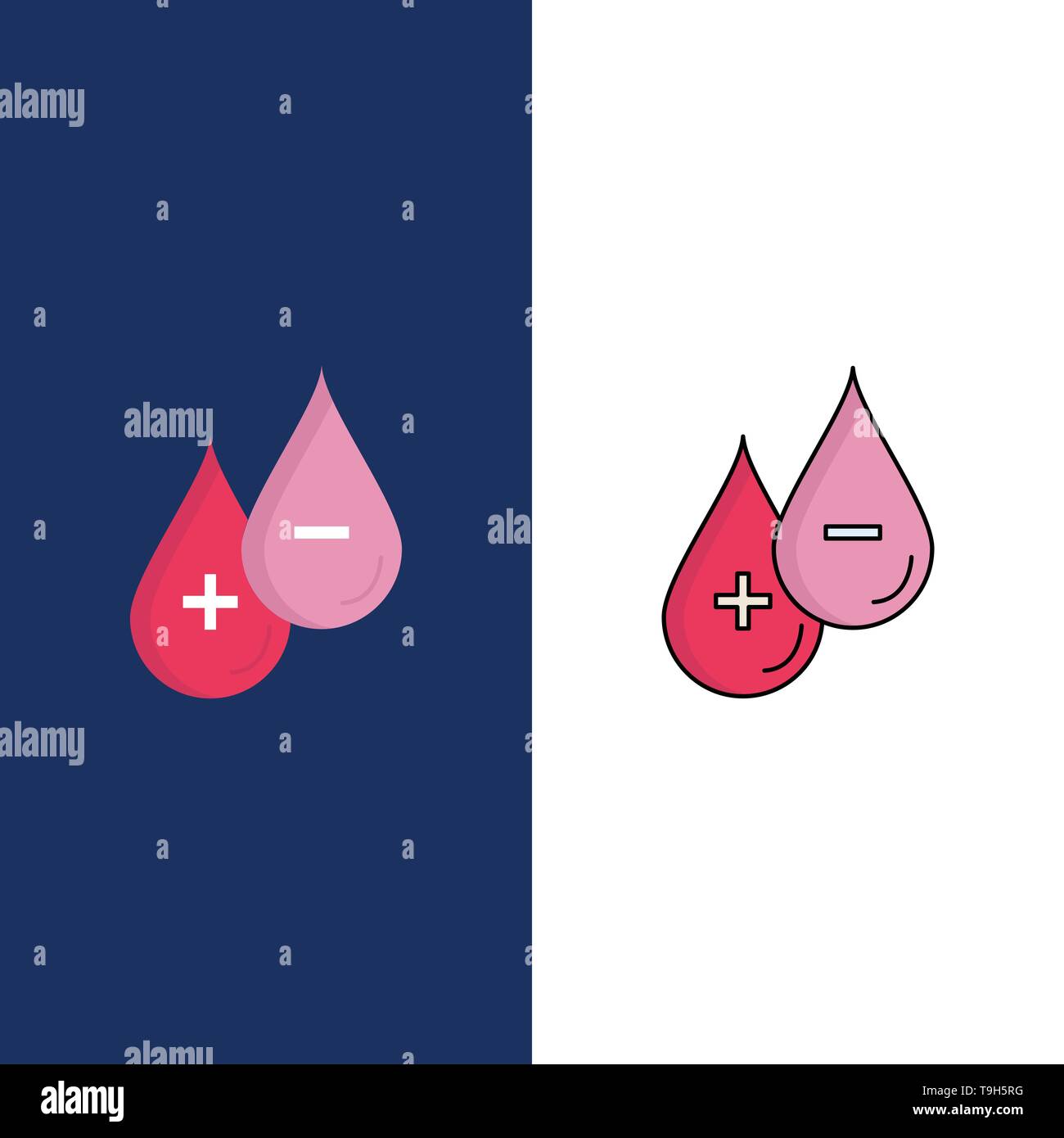 Blood droplets Stock Vector Images - Alamy