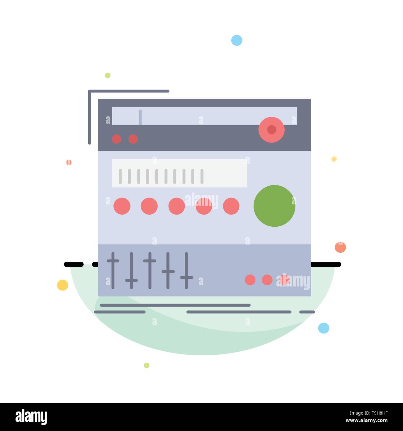 Rack of speaker Stock Vector Images - Alamy
