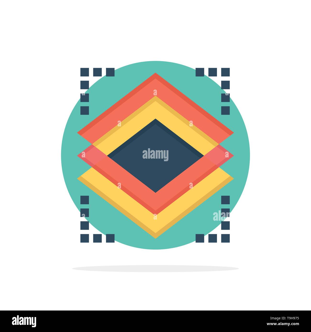 Multi color layers Stock Vector Images - Alamy