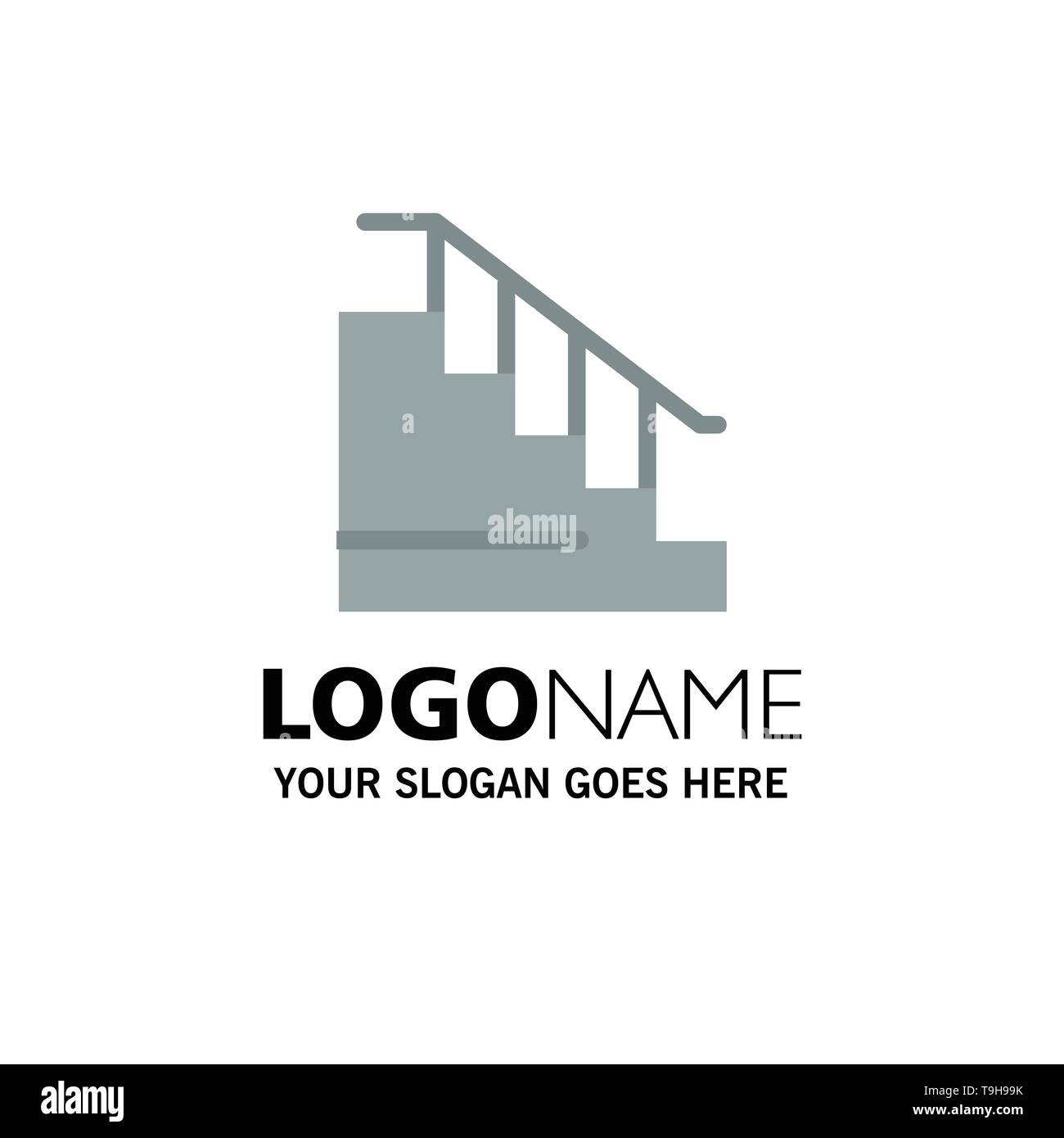 Stair Logo Stock Vector Images - Alamy