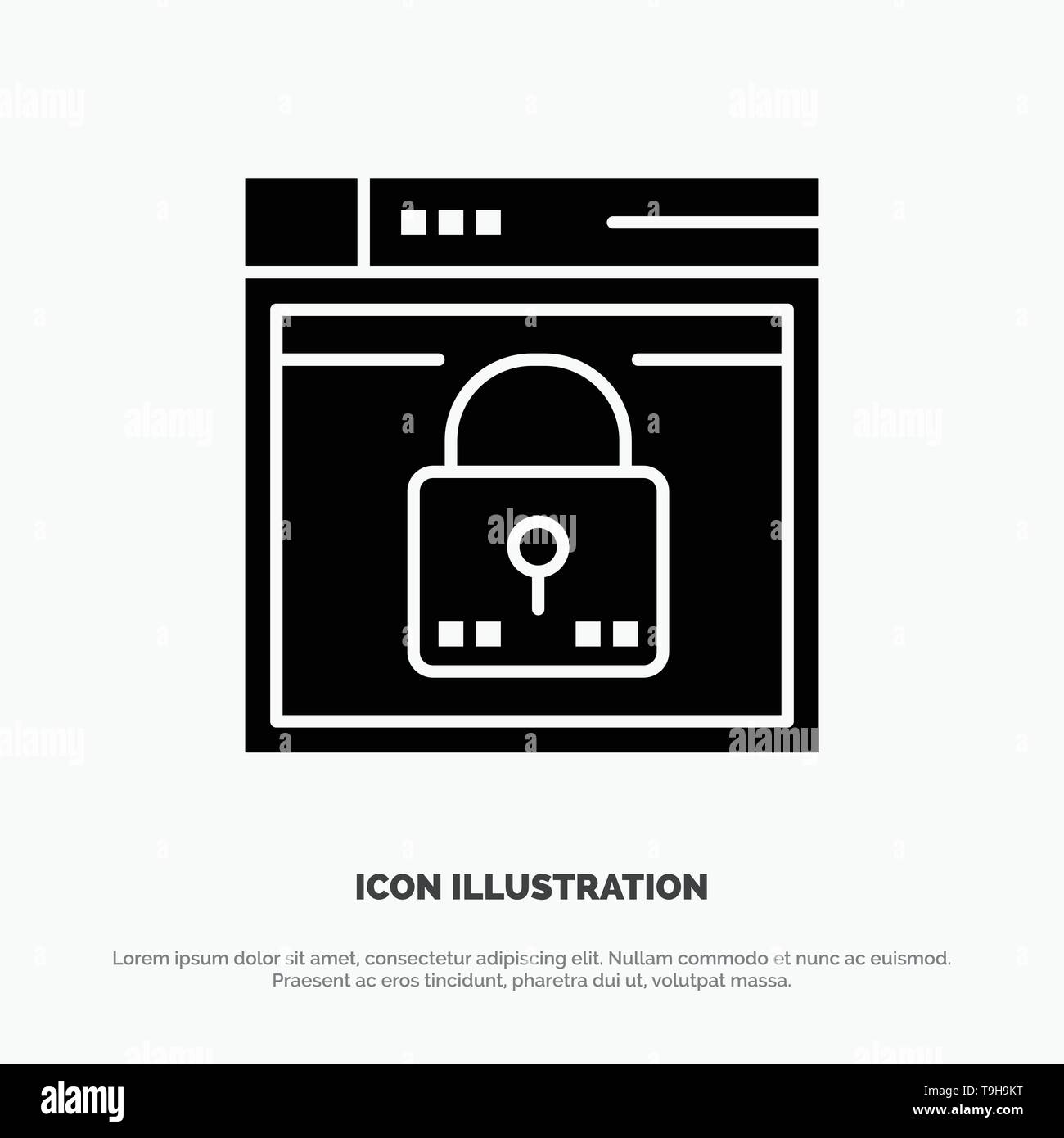 Banking login page Stock Vector Images - Alamy