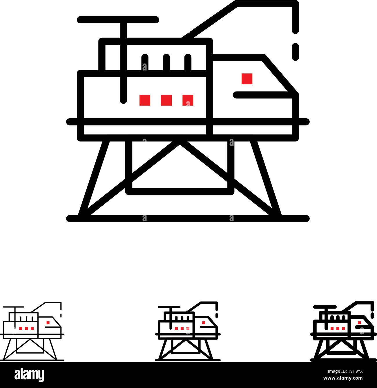 Hydraulic laboratory Stock Vector Images - Alamy