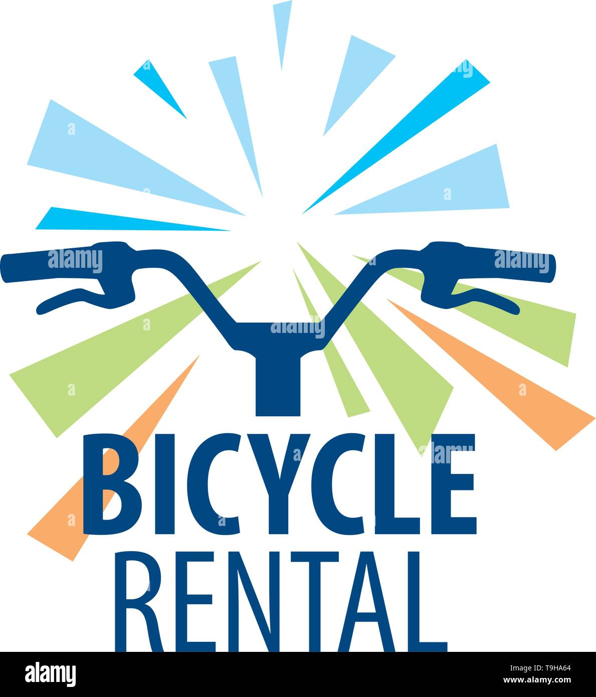 Logo for Bicycle rental. Vector illustration on white background Stock ...