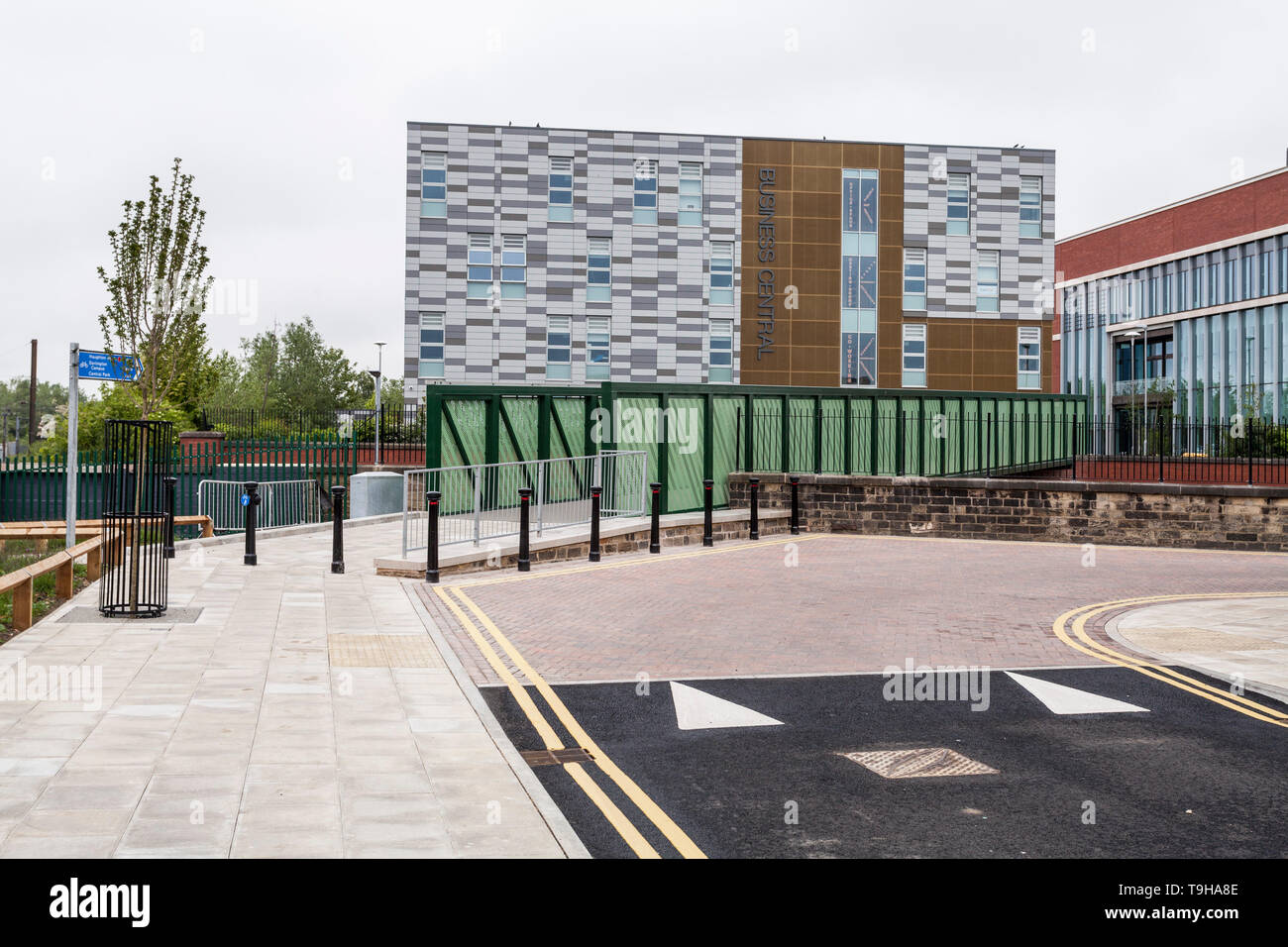 The new footbridge linking the new Business Park to the Railway Station ...