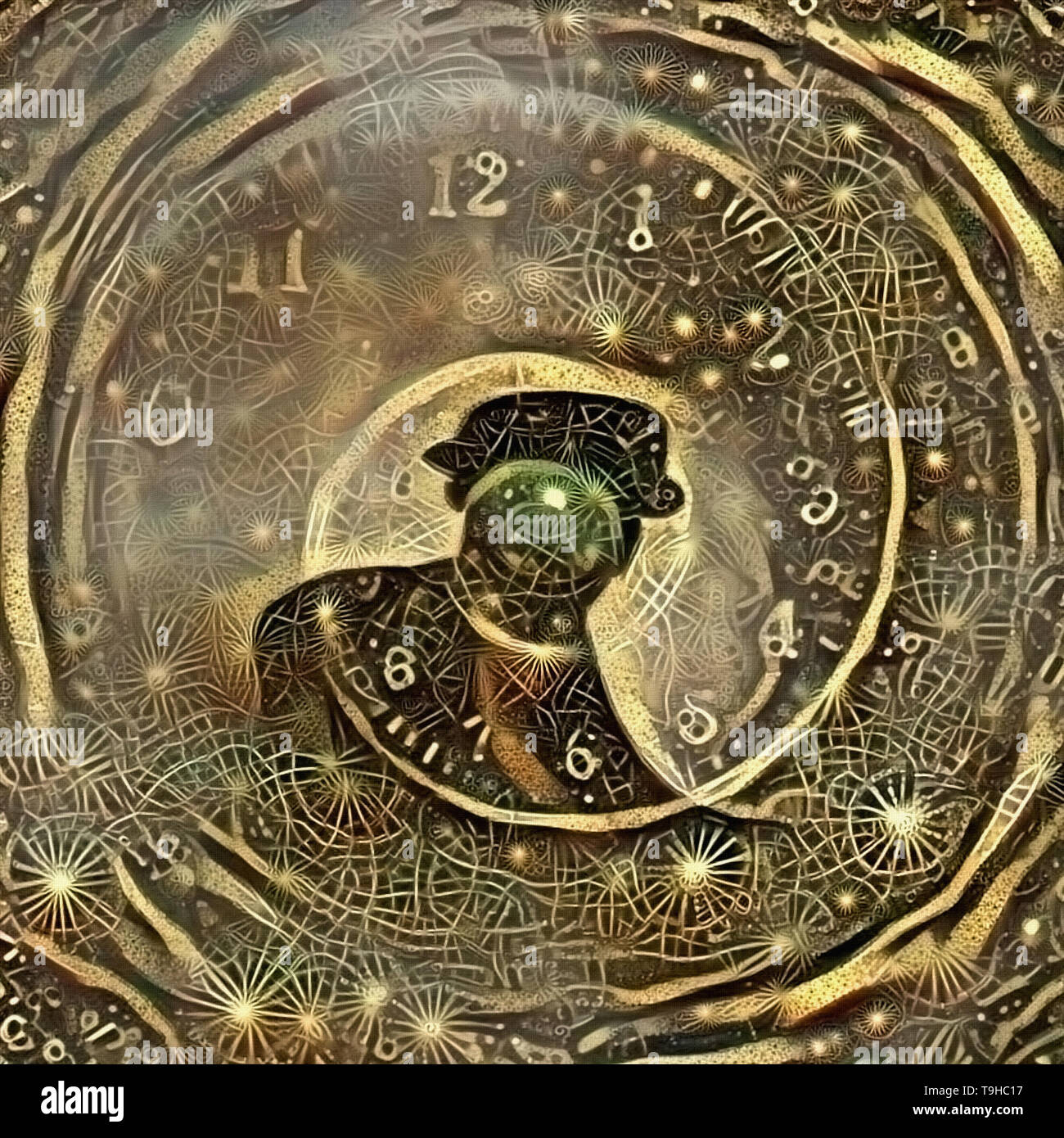 Mystery silhouette vortex man hi-res stock photography and images - Alamy
