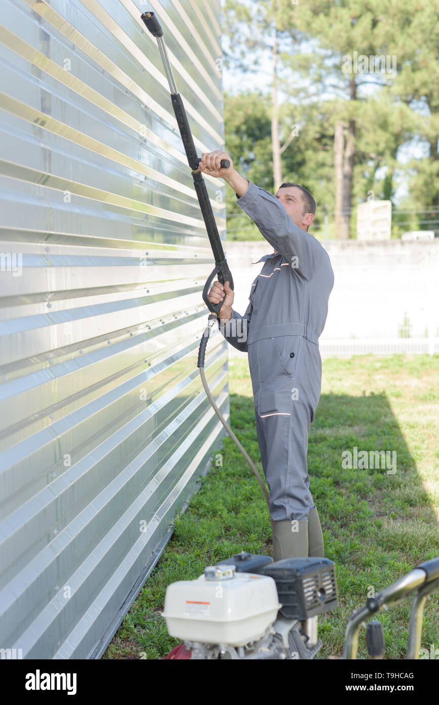 Powerwashing hi-res stock photography and images - Alamy
