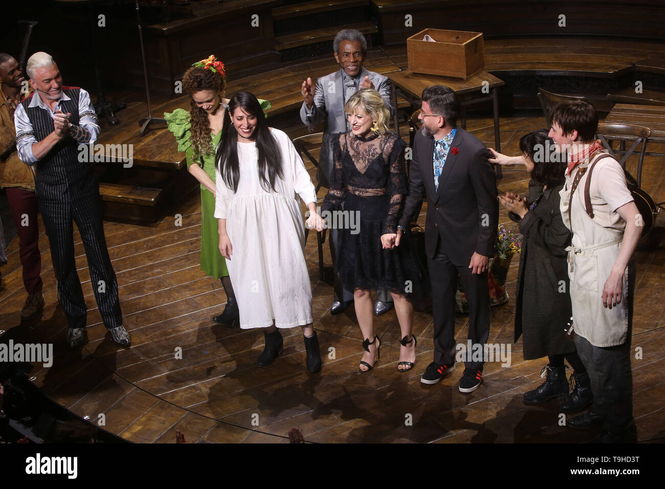 Opening night of Hadestown at the Walter Kerr Theatre - Curtain Call ...