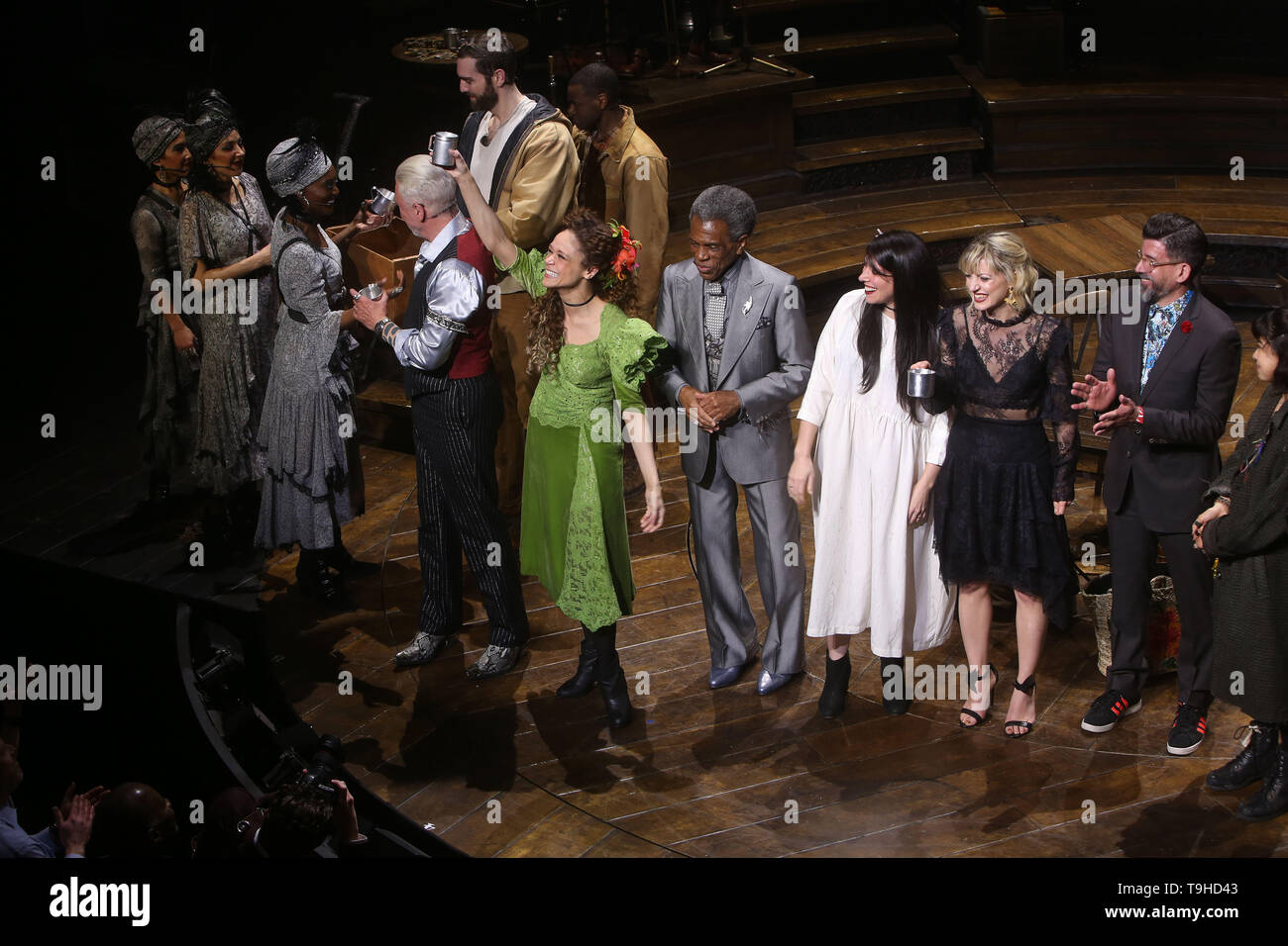 Opening night of Hadestown at the Walter Kerr Theatre - Curtain Call ...