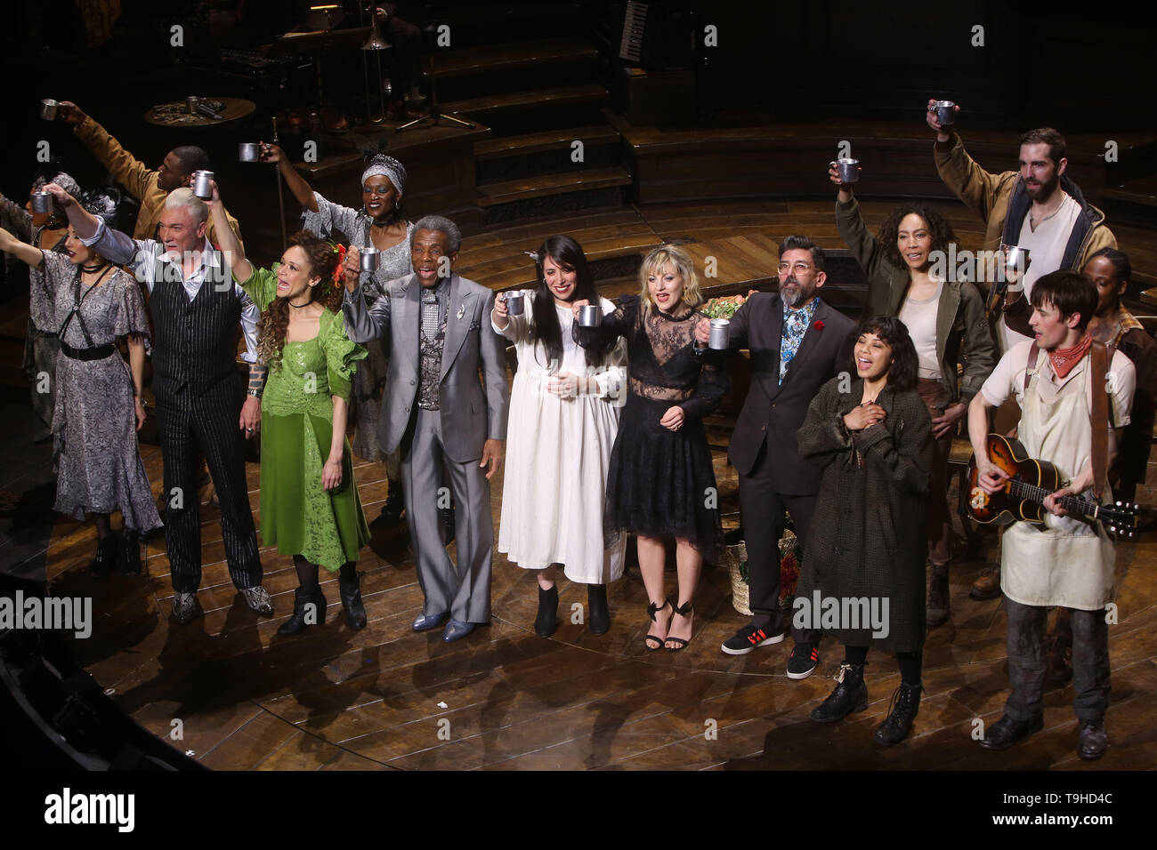 Opening night of Hadestown at the Walter Kerr Theatre - Curtain Call ...