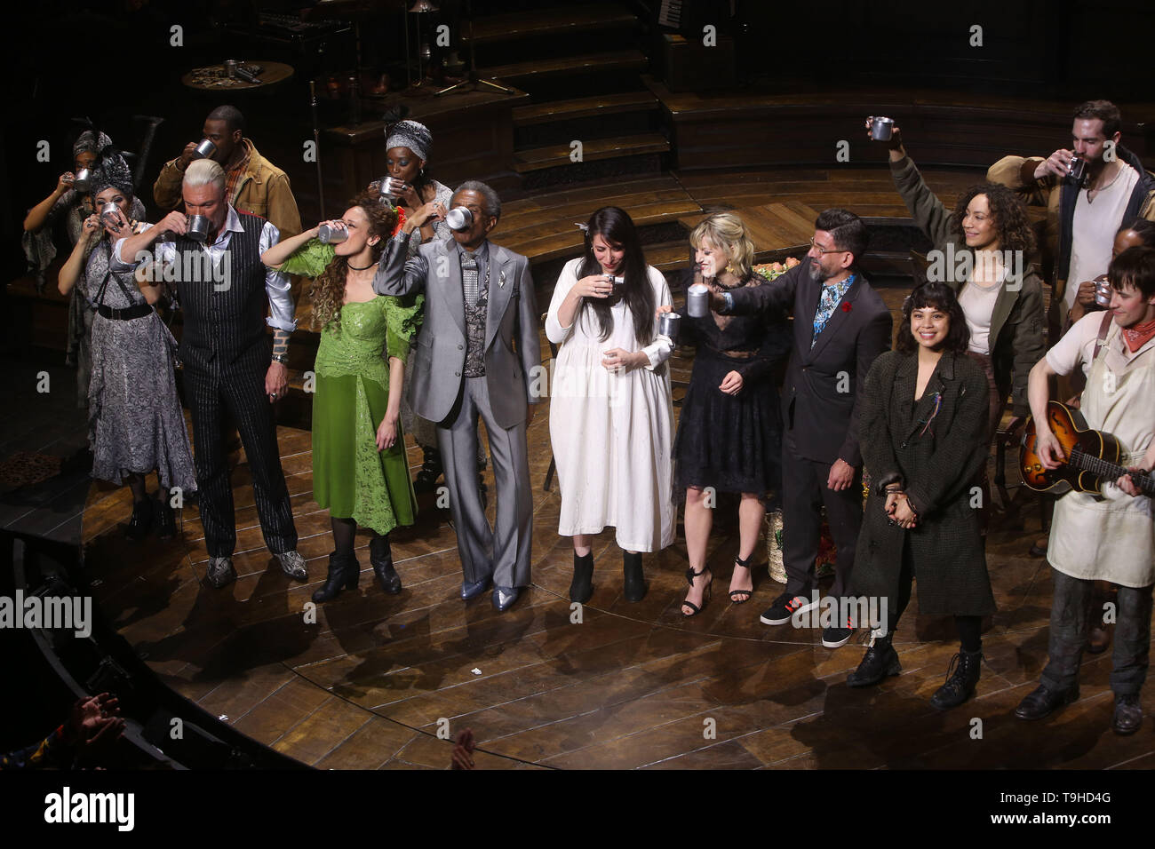 Opening night of Hadestown at the Walter Kerr Theatre - Curtain Call ...