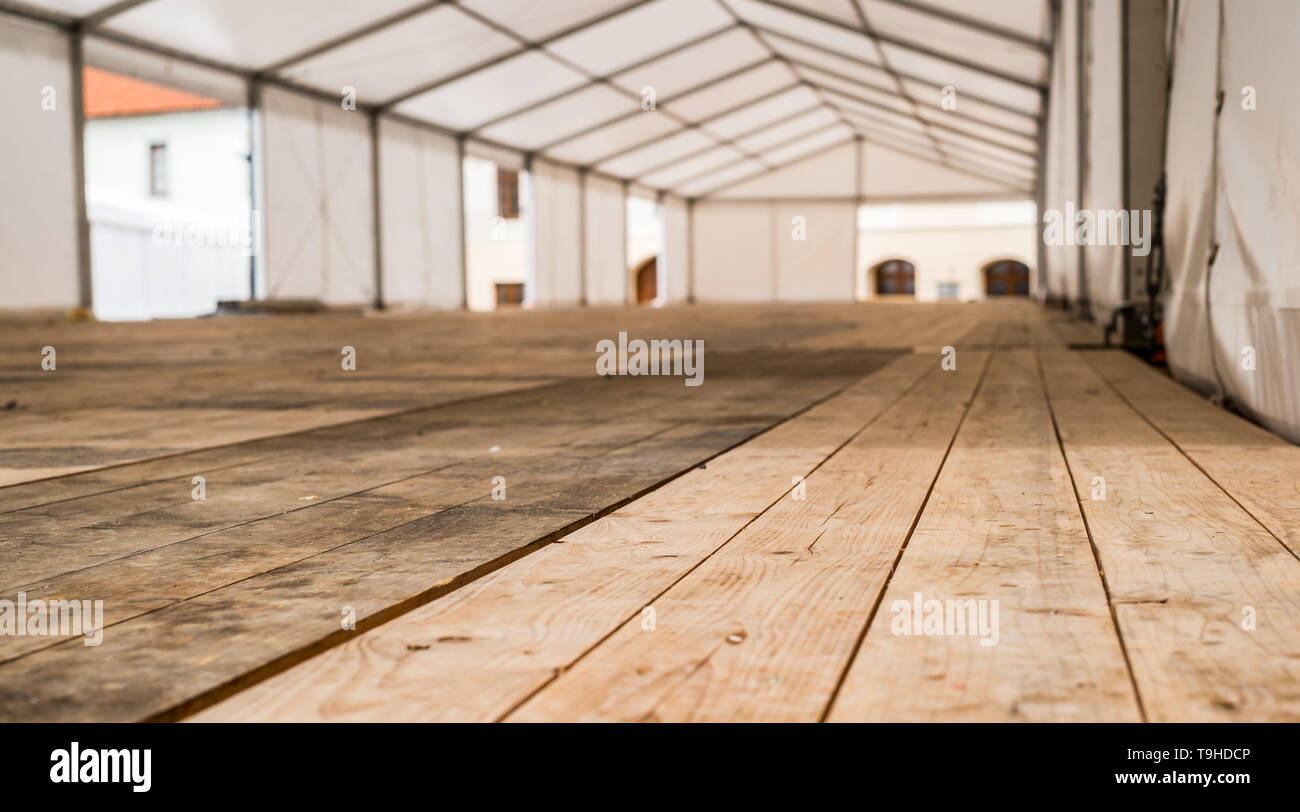 Inside big tent hi-res stock photography and images - Alamy