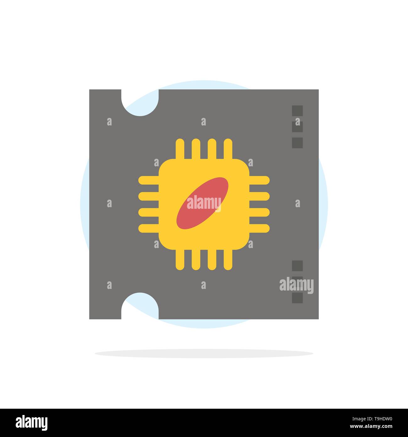 Micro Chip Circle Stock Vector Images - Alamy