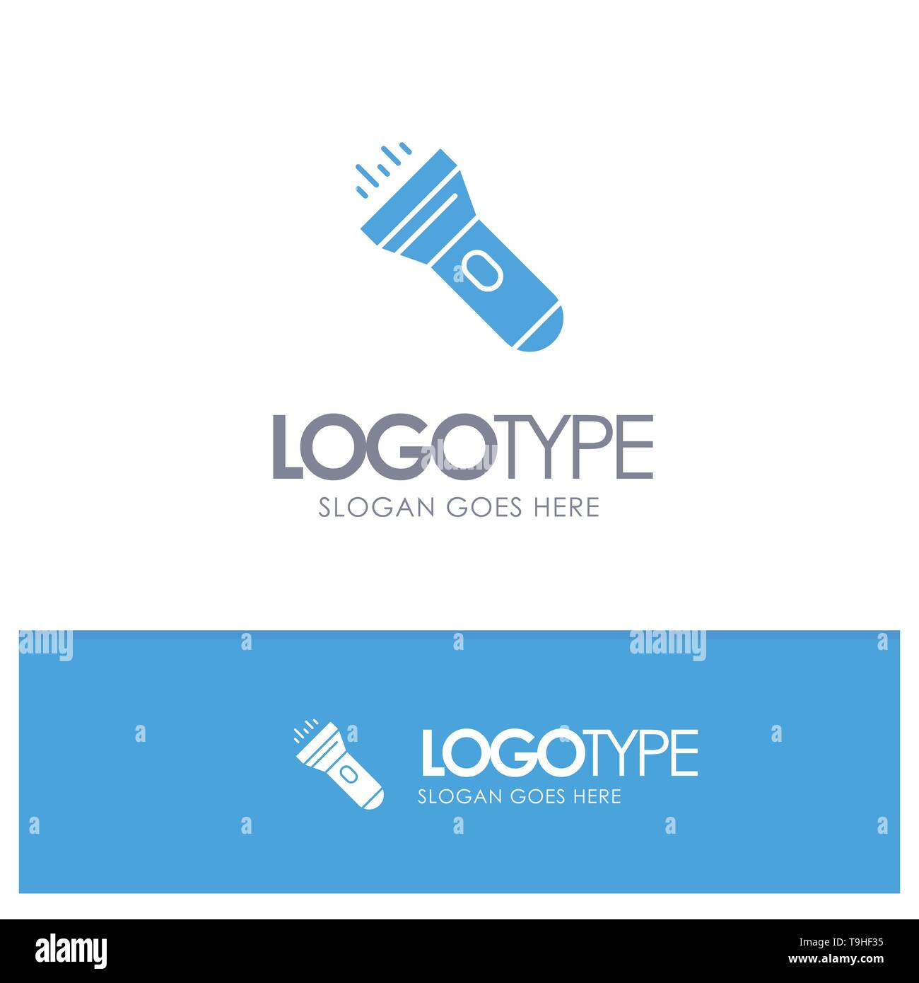 Led spotlight torch Stock Vector Images - Alamy