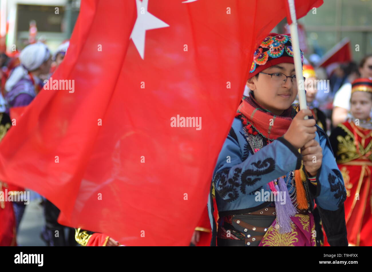 Turkish parade in new york hi-res stock photography and images - Alamy