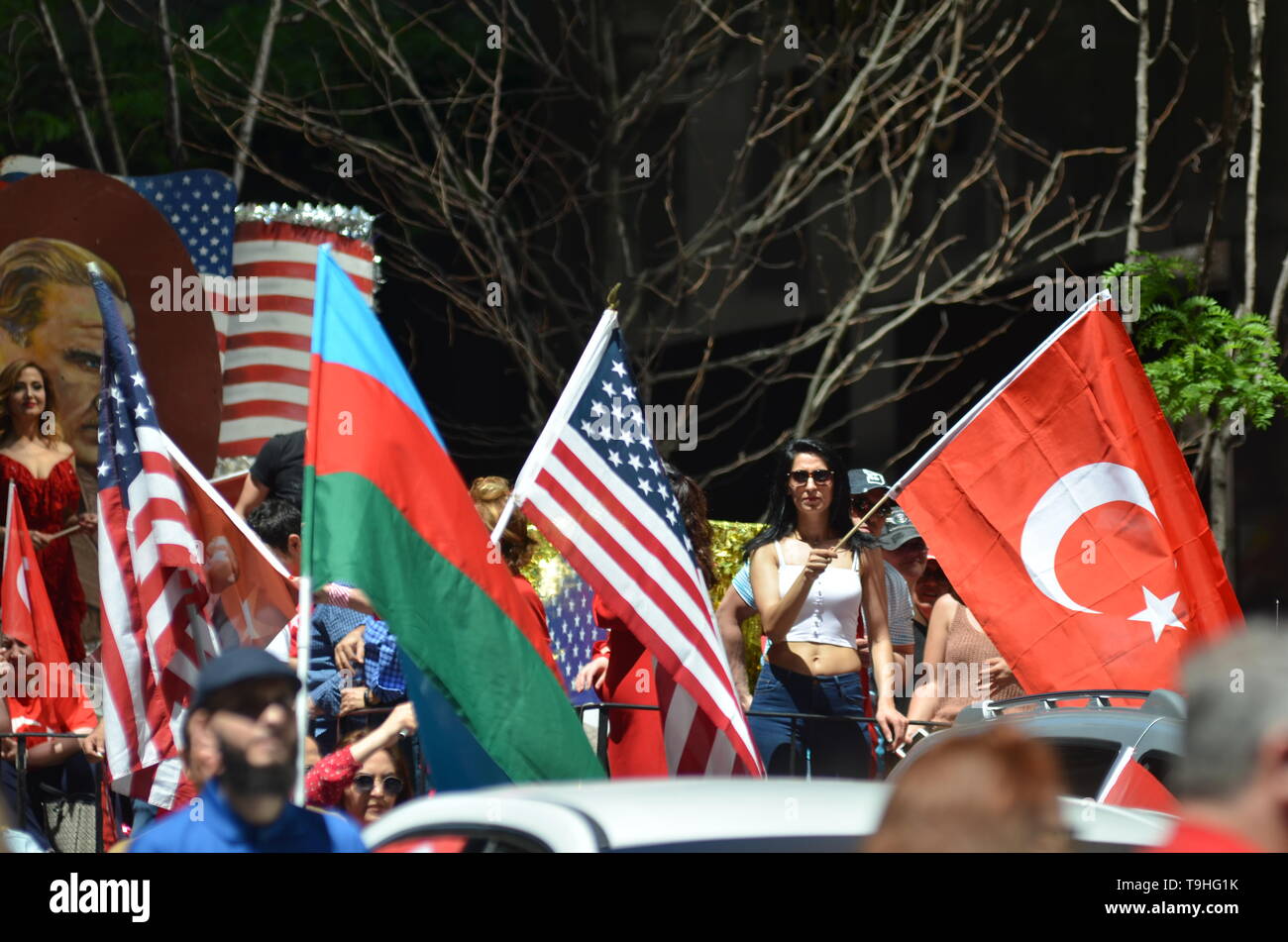 Turkish parade in new york hi-res stock photography and images - Alamy