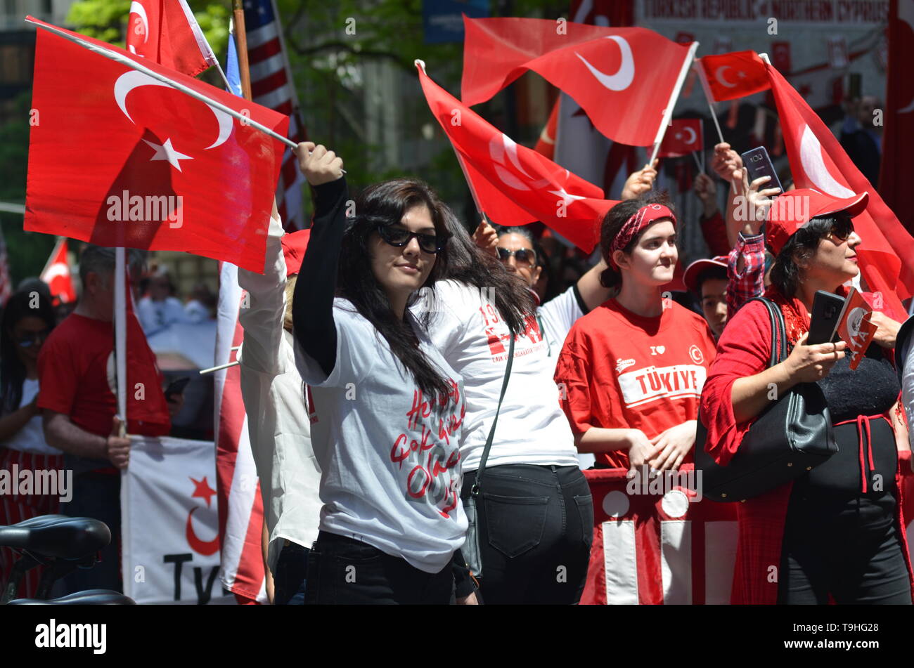 Turkish parade in new york hi-res stock photography and images - Alamy