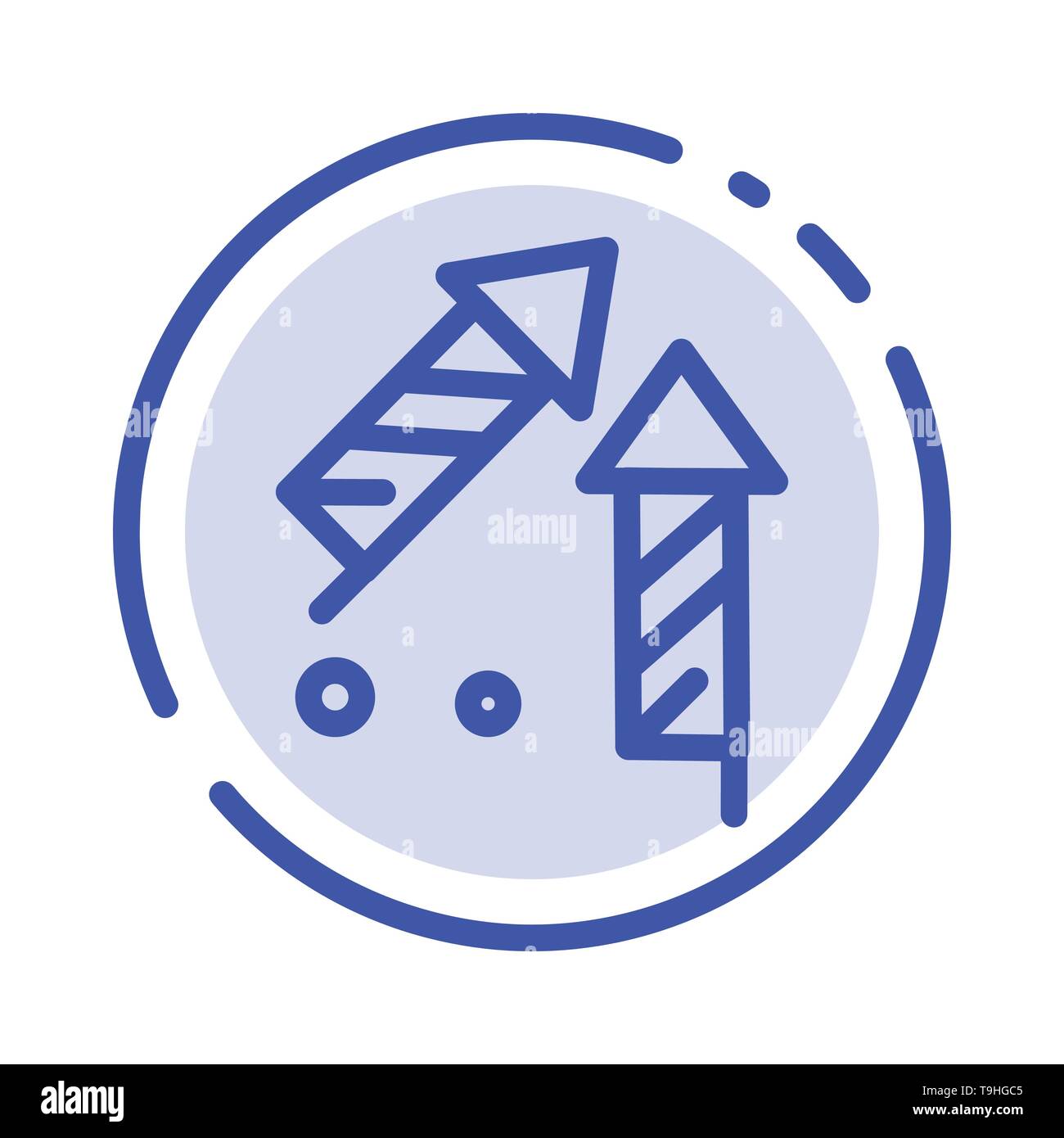 Blue firecrackers Cut Out Stock Images & Pictures - Alamy