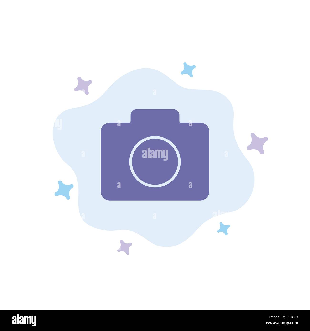 Blue square logo detail Stock Vector Images - Alamy