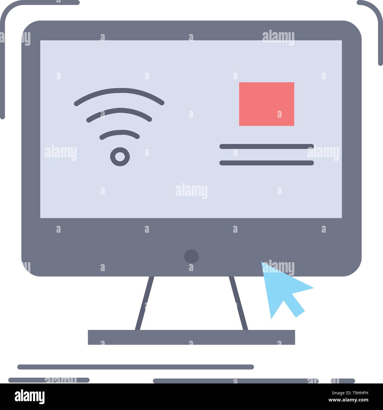 Digital temperature monitor Stock Vector Images - Alamy