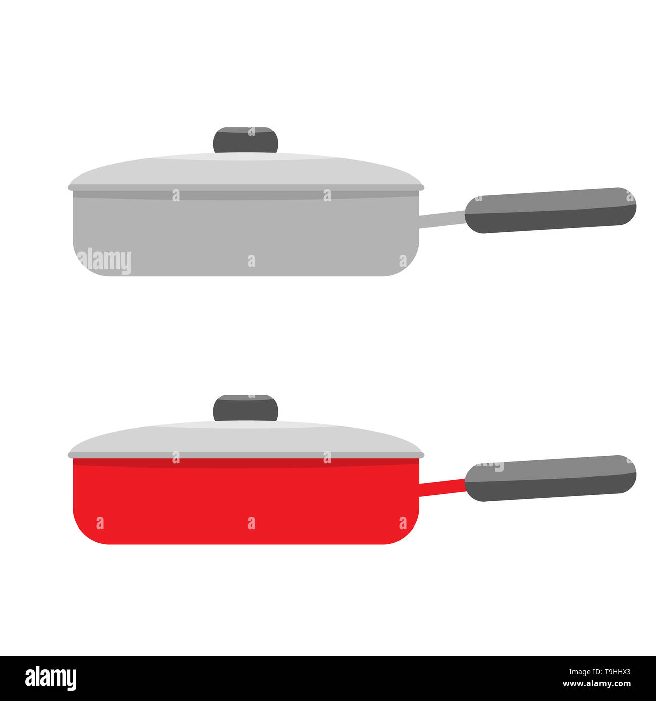 Cartoon kitchen pan hi-res stock photography and images - Alamy